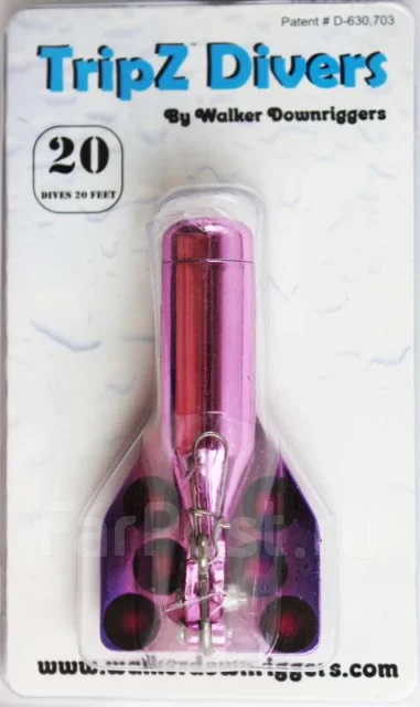 Заглубитель Walker TripZ Divers 6,1м (Nuclear Pink), новый, в наличии ...