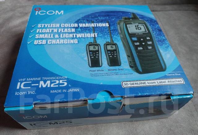 Морская радиостанция Icom IC-M25, новый, в наличии. Цена: 17 000₽ во ...
