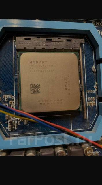 Материнская плата+fx 4330+охлад, AMD 760G, Gigabyte, б/у, в наличии. Цена: 2 500₽ во Владивостоке