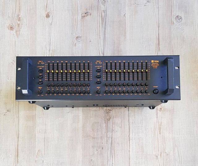 TOA Graphic Equalizer Model E112 эквалайзер Громкость Япония, б/у, в наличии. Цена: 25 000₽ во ...