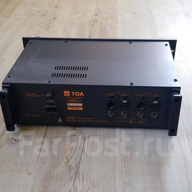 TOA Graphic Equalizer Model E112 эквалайзер Громкость Япония, б/у, в ...