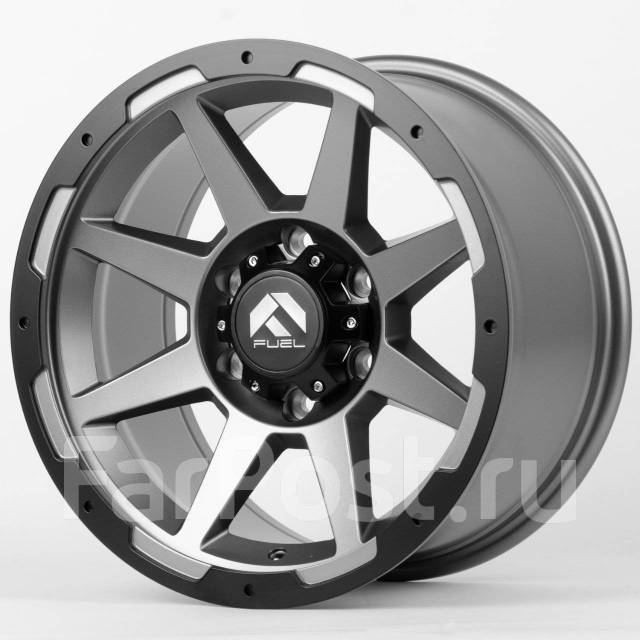 Диски литые новые FUEL DS185 графит+чёрный обод, 17", 1 шт, 6x139.7 ...