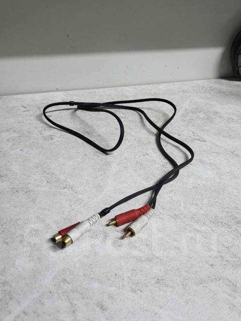 Кабель 2 RCA - 2 RCA 2 метра Elpa, б/у, в наличии. Цена: 400₽ во Владивостоке