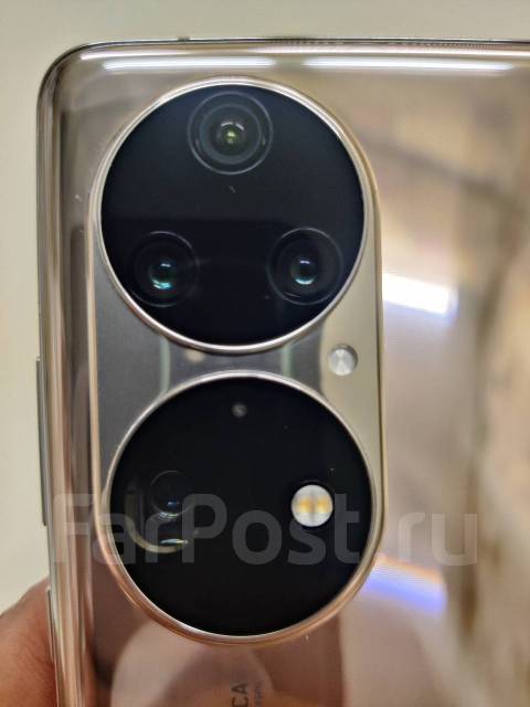 Huawei P50 pro, 256 гб, 6.60", моноблок, золотой, 5G, Dual-SIM, Защищенный, NFC, б/у, в наличии ...