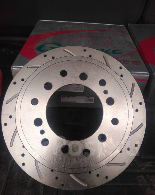 Диск тормозной перфорированный задний G-Brake Toyota Prado 150 купить в ...