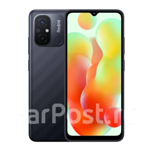 Xiaomi Redmi 12C 4Gb/128Gb Graphite Gray. Новый! AdShop, 6.71", моноблок, черный, 3G, 4G LTE ...