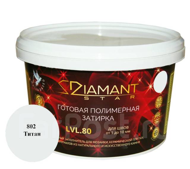 Полимерная затирка Diamant Star 802 2кг, под заказ. Цена: 2 100₽ во ...