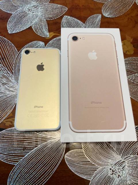 Айфон 7 32 gb (Gold), Apple iPhone 7, 32 гб, 4.70", золотой, б/у, в ...