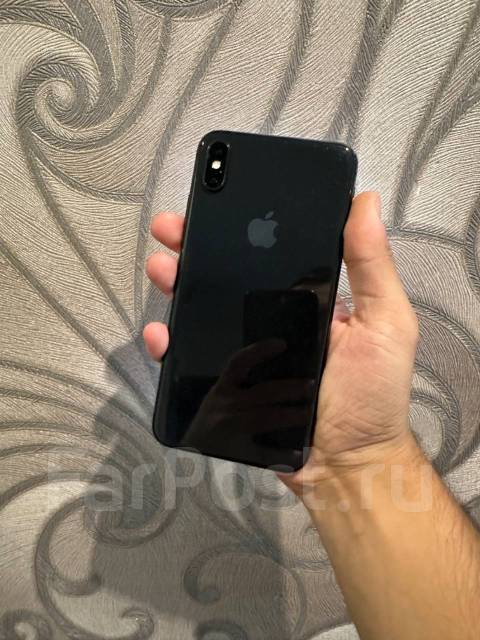iPhone XS Max, 64 гб, 6.50", моноблок, черный, 3G, 4G LTE, б/у, в ...