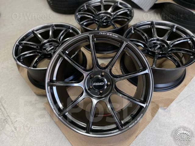 New RAYS Volkracing GT090 20'' 9.5J +15 5*112 Shining Black Metal (HM ...