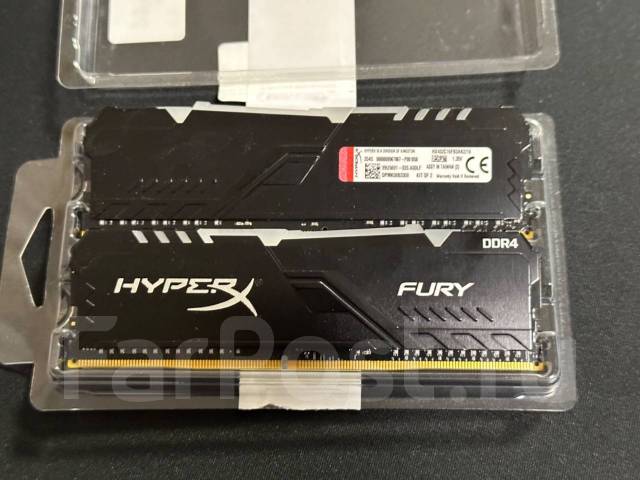 Оперативная память Kingston Hyperx Fury Ddr4 16гб 16 гб б у в