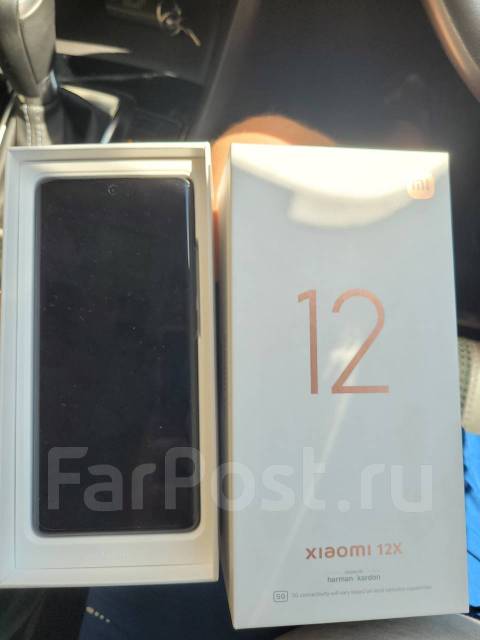 Телефон, Xiaomi 12X, 128 гб, 6.28", моноблок, черный, новый, в наличии ...