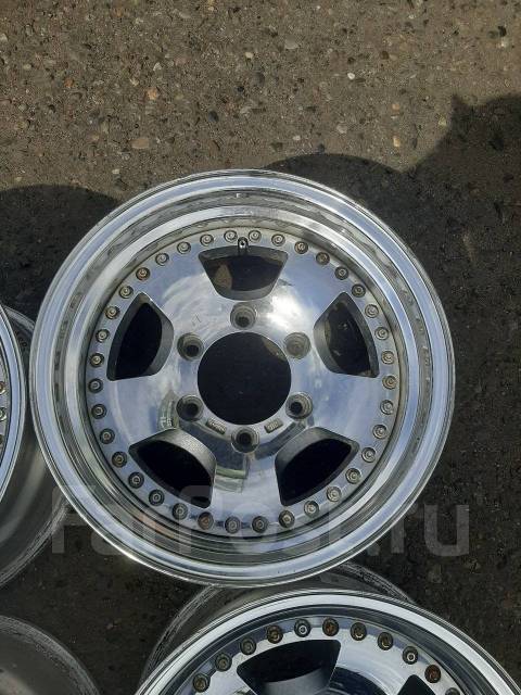 Разборные хромированные литые диски R15 6*139,7 Work, 15", 1 шт, 6x139 ...