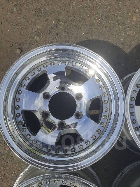 Разборные хромированные литые диски R15 6*139,7 Work, 15", 1 шт, 6x139 ...