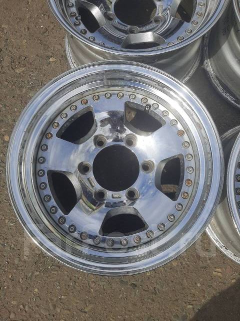 Разборные хромированные литые диски R15 6*139,7 Work, 15", 1 шт, 6x139 ...