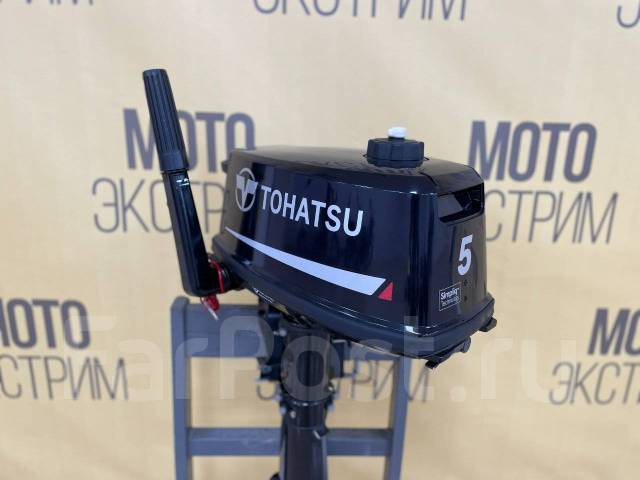 Лодочный мотор Tohatsu M 5 B S (Тохатсу), 5,00 л.с. S (381 мм), 2020 ...