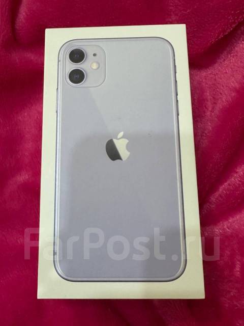 Айфон 11, Apple iPhone 11, 128 гб, 6.10", моноблок, фиолетовый, б/у, в ...