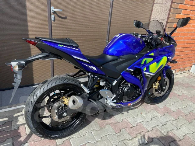 Yamaha YZF-R3, 2017, 300 куб. см. 4х тактный, без пробега, исправен ...