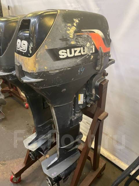 Лодочный мотор Suzuki 15, 15,00 л.с. 2009 год, бензиновый, румпельное ...