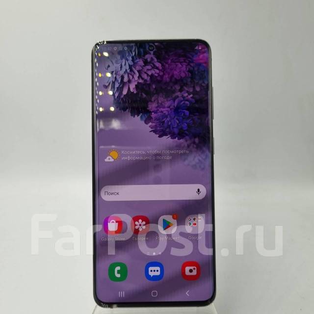 Samsung galaxy s20, 128 гб, 6.20", моноблок, серый, 4G LTE, 5G, Dual ...