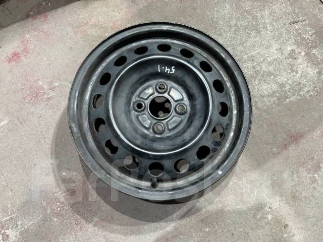 Один диск Toyota R15, 15", 1 шт, 4x100, штампованные, 54,1 мм. 1 шт, б ...