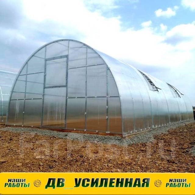 Каркас теплицы из поликорбоната ДВ Люкс 4x10, новый, в наличии. Цена ...