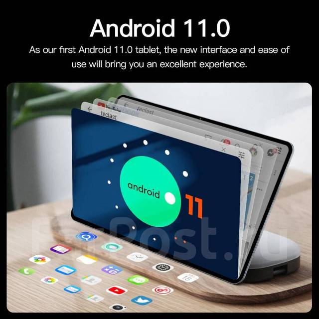 Планшет 5 Pro, Android 11,0, с двумя SIM-картами, чехол, клавиатура, 11 ...