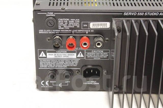 Усилитель Samson Servo 550 Power Amp USA 220v 275w 4Om Вес19кг, б/у, в наличии. Цена: 13 500₽ во ...