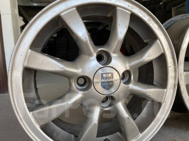 Литые диски R14 4x100 K&K KC290 Б/У, 14", 1 шт, 67,1 мм. 4 шт, в ...