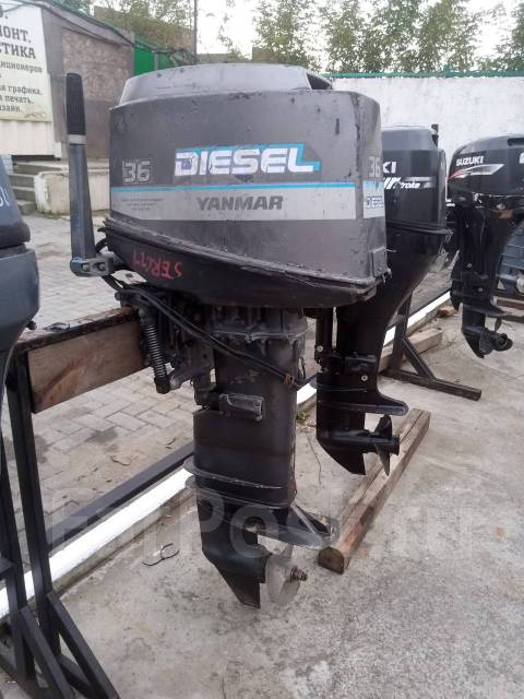 Дизельный подвесной мотор Yanmar D27 из Японии, 27 л.с. L (508 мм ...