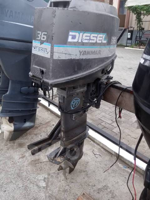 Дизельный подвесной мотор Yanmar D27 из Японии, 27 л.с. L (508 мм ...