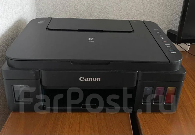 Принтер Canon Pixma G3400, б/у, в наличии. Цена: 2 000₽ во Владивостоке