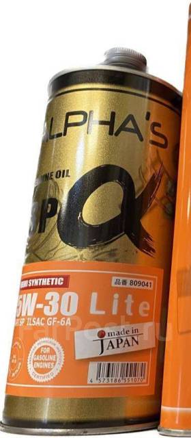 Полусинтетическое моторное масло Alpha’s Lite 5W-30 SP, Alpha's, 4,00 л ...