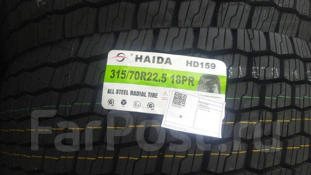 Haida HD159, 315/70R22.5, 22.5", 100 шт, 315 мм, 70 %, радиальный ...