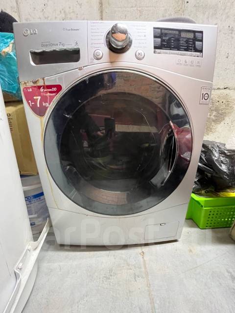Продам стиральную машинку LG grey 7 кг, LG, б/у, в наличии. Цена: 14 000₽ во Владивостоке