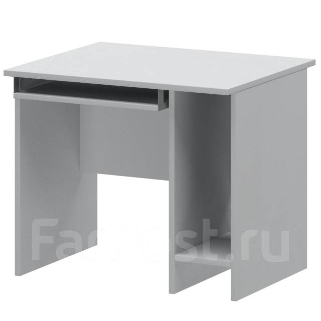 Стол компьютерный А-012 Серый ; ШхГхВ: 900x730x760, лдсп, офис, новый ...