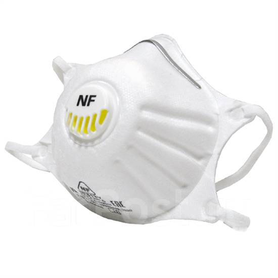 Респиратор FFP3 (полумаска) фильтрующий, формованный. (аналог 3M 8132 ...