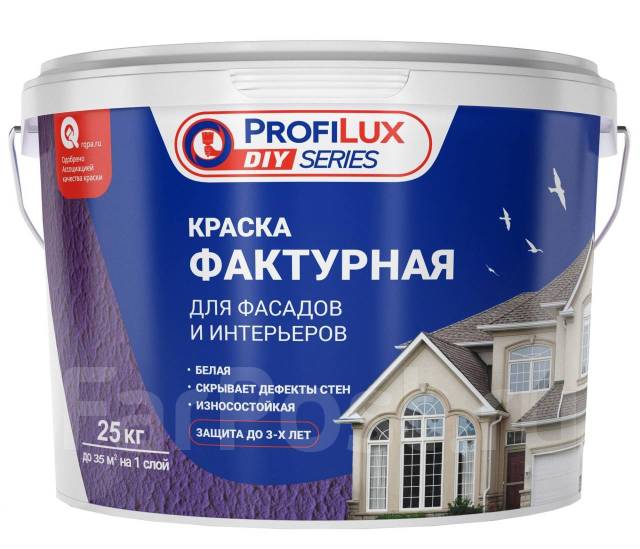 Краска Profilux фактурная 25кг ВД, под заказ. Цена: 3 220₽ во Владивостоке