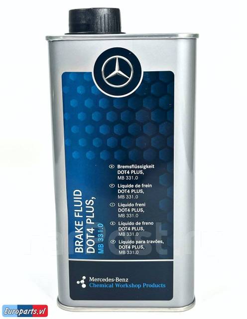 Тормозная жидкость Mercedes Brake Fluid DOT4 331.0. A000989560509, в ...