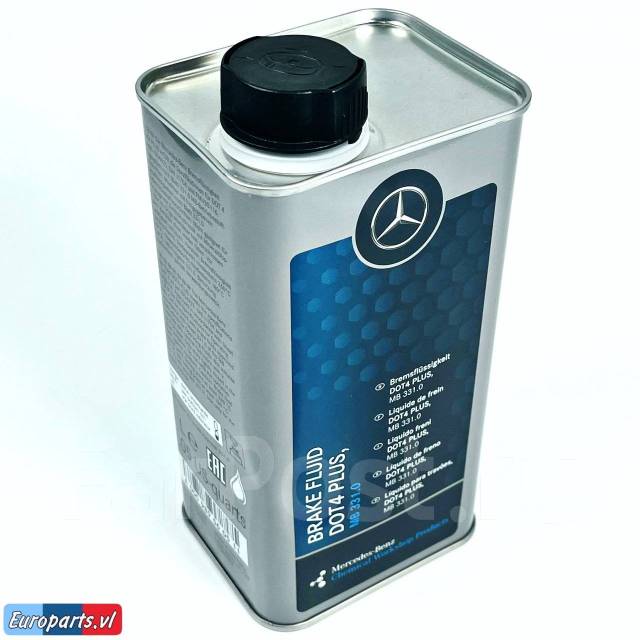 Тормозная жидкость Mercedes Brake Fluid DOT4 331.0. A000989560509, в ...