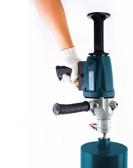 Ручная дрель алмазного бурения Alteco DD 1713 для мокрого сверления. Установка. Альтеко, новый ...