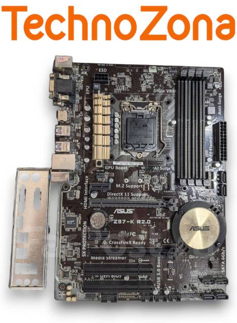 Материнская плата LGA1150 ASUS Z97-K R2.0, б/у, в наличии. Цена: 4 850 ...