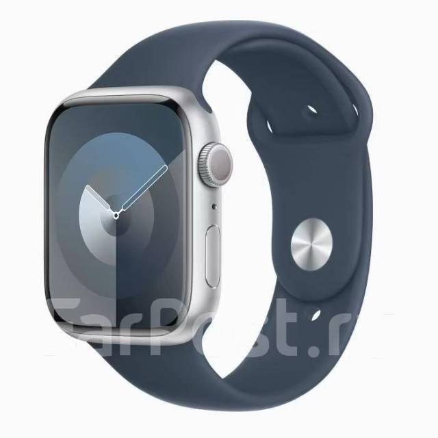 Часы Apple Watch S9 45 MM Silver! Новинка, GPS, NFC, IP68, iOS, новый ...