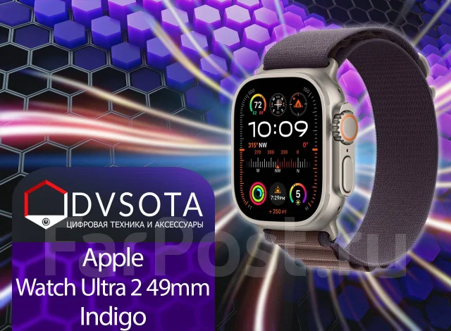 Apple Watch Ultra 2 49mm Indigo Alpine Loop! Гарантия Dvsota, умные ...