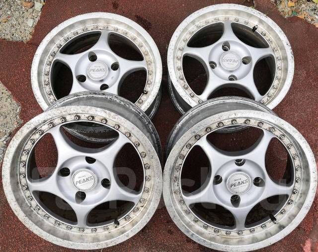 Комплект оригинальных японских разборных дисков, Enkei Racing Peaks, 15 ...