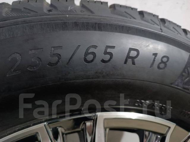 Продам комплект. литье и зимняя резина, 18", 1 шт, 235 мм, 65 % ...