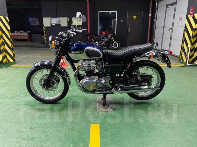 Kawasaki W650, 2005, 650 куб. см. 4х тактный, без пробега, исправен, 18 075 км, бензин, классика ...