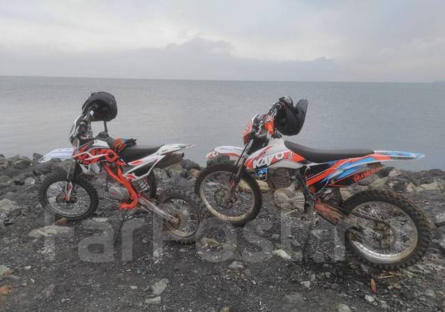 Kayo Basic TT125, 2022, 125 куб. см. 4х тактный, с пробегом, исправен, 138 км, бензин, питбайк ...