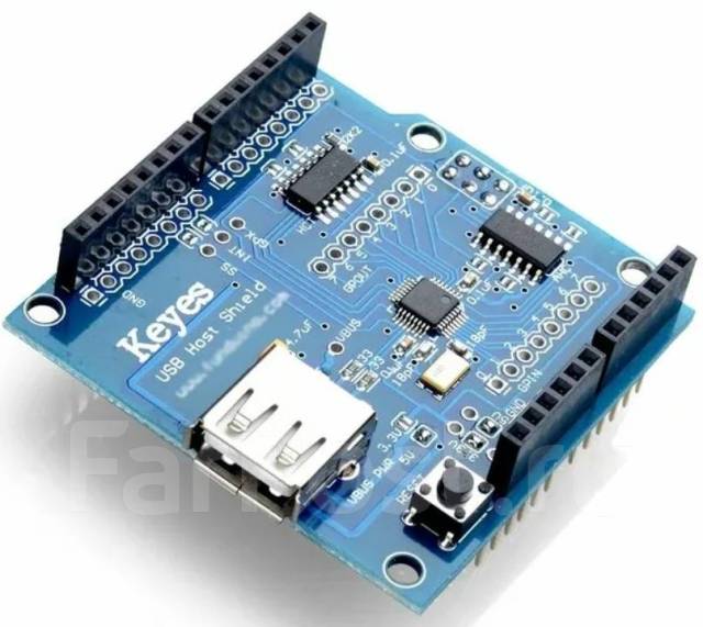 Плата расширения для Arduino Usb Host Shield новый в наличии Цена 850₽ во Владивостоке