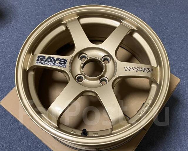 Пара Rays volk racing Te37 Sonic r16, 16", 1 шт, Ширина диска 6.5" Вылет (ET) 48 мм. 4x100. Цена ...